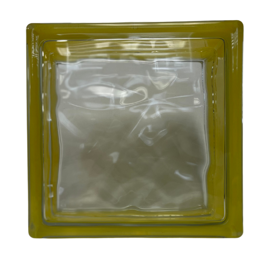 Glass Cube 8"x8"x4" Nubio Wavy Glass Block - Privacy & Light Diffusion ...